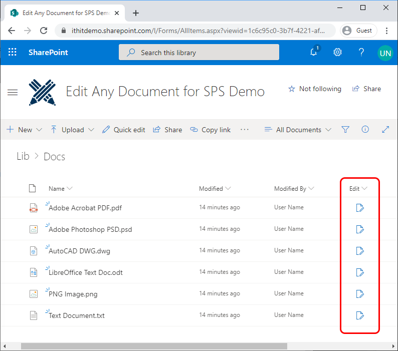 Adding the Edit Button Column to SharePoint Document Library Adding the Edit Button Column to SharePoint Document Library
